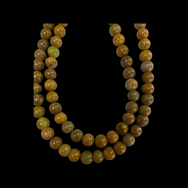 10mm Golden Yellow Jasper Round – The Birds & the Beads